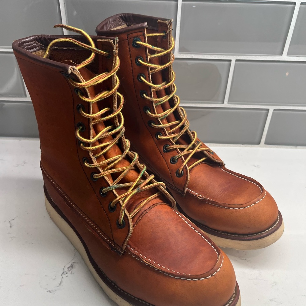 Red Wing Classic Moc Men’s Boots 877 Size: 9.5 C Made… - Gem